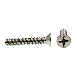 Prime-Line 9001954 Machine Screws, Flat Head, Phillips Drive, 1/4 In.-20 X 1-1/2 in (50 Pack)