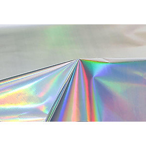 GOQAGA 8 Pack Rainbow Plastic Tablecloth Colorful Rectangle Birthday Party Woman Bride Wedding Birthday Table Cloth Christmas Decorations Disposable Laser 54" x108"