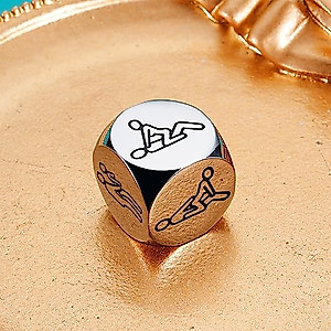 ARKUKU Anniversary Valentines Day Gifts for Him Her Date Night Ideas for Couples Food Decision Dice Christmas Birthday Gifts for Boyfriend Husband Girlfriend Wife Gifts for Men Women