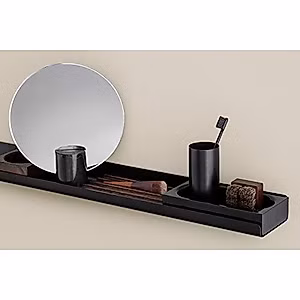 Blomus MODO Wall Shelf - Titanium Coated Steel, 51cm / 20in