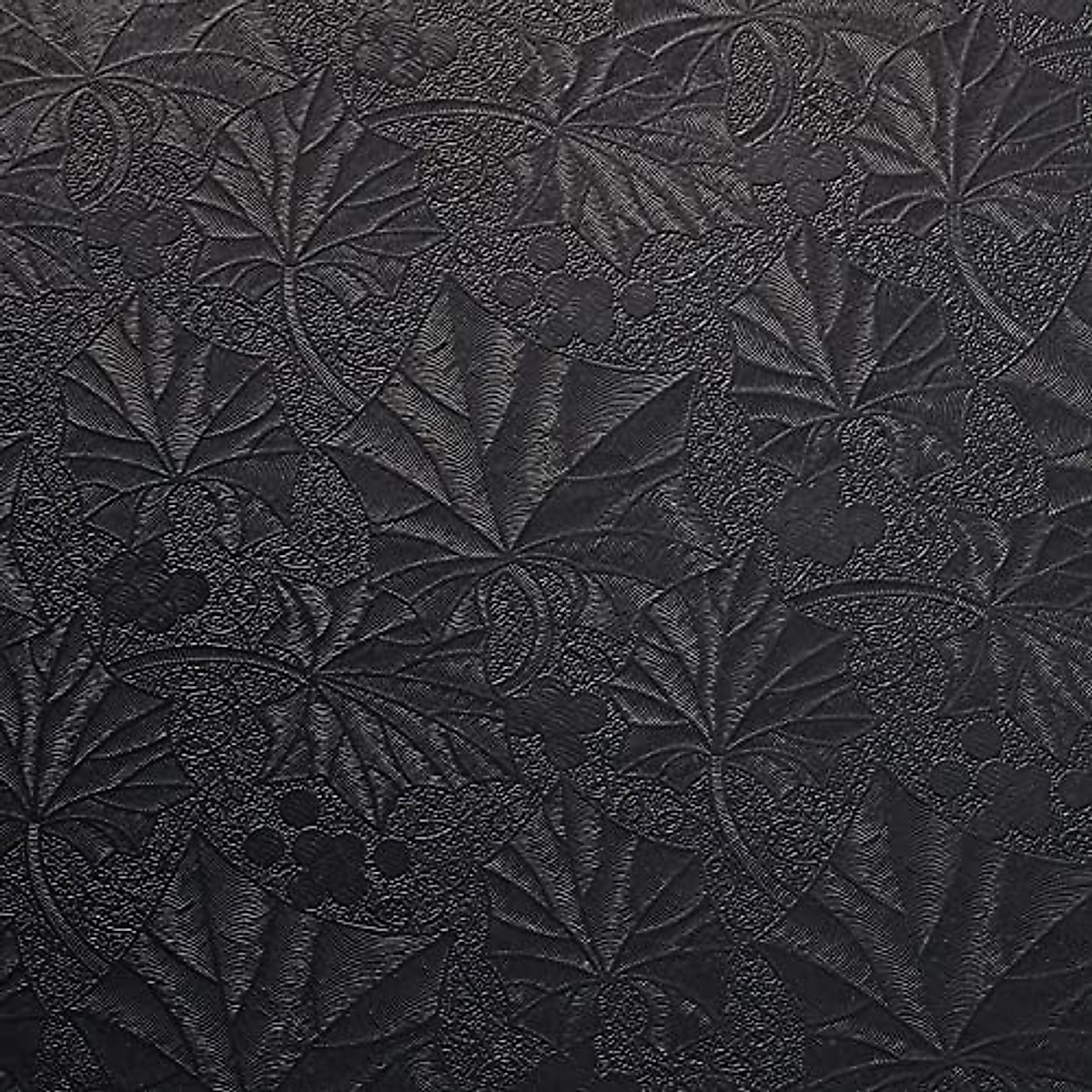 8" 10" 12" Black Cake Drum Set for Baking Supplies, Round Cake Boards for Desserts (6 Pack)