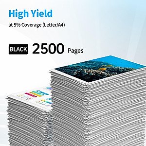 EASYPRINT (2-Pack of Black) Compatible TN-350 Toner Cartridge Replacement for TN350 Used for IntelliFax-2820 2920 MFC-7220 MFC-7420 MFC-7820N Printer