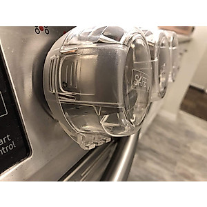 Old Large Child Safety Stove Knob Covers (Set of 6)