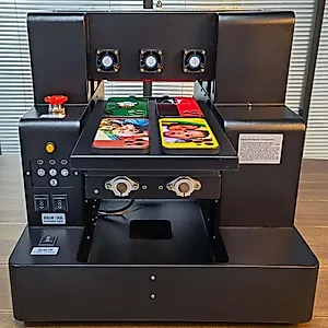 PEIXU A4 XP600 UVV DTG/DTF Printer with EPSON Technology | 2880dpi Precision for Phone Cases, Acrylic, Metal, Leather, Golf Balls & Bottles | Vacuum Suction Platform 22x33x15cm with Bottle Holder