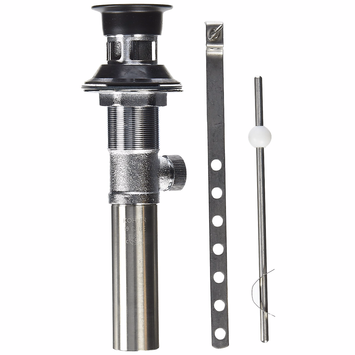 KOHLER K-1035350-BL Premier drain, Matte Black