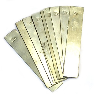 Eisco Labs Zinc Electrode Strips 100 x 19mm - Pack of 10