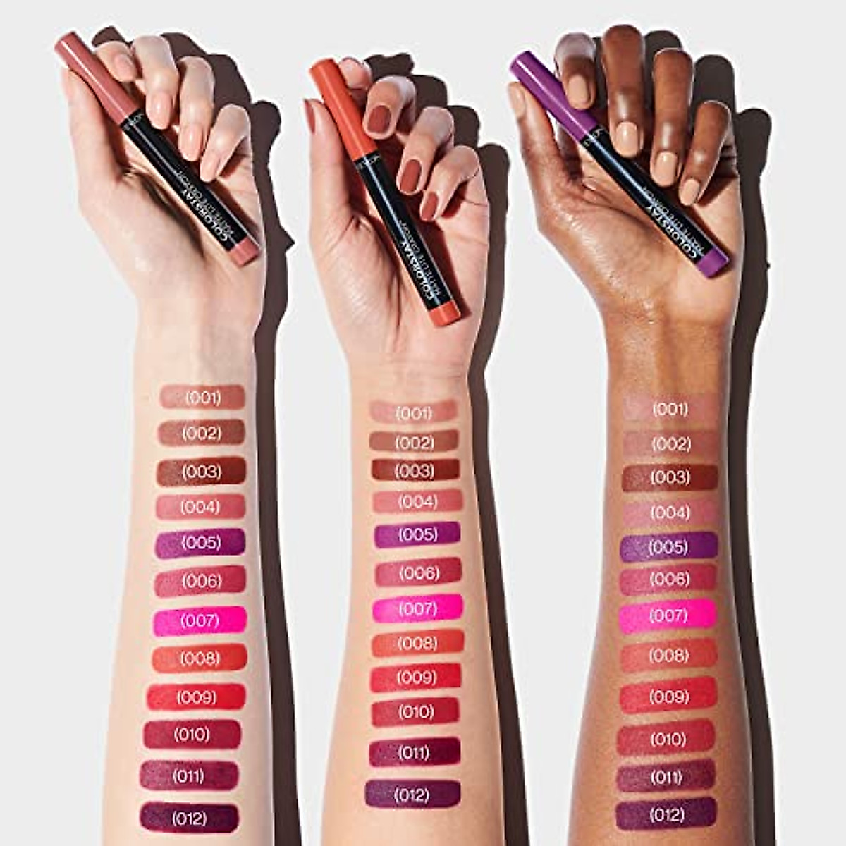 REVLON ColorStay Matte Lite Crayon Lipstick with Built-in Sharpener, Smudge-proof, Water-Resistant Non-Drying Lipcolor, 001 Tread Lightly, 0.049 oz