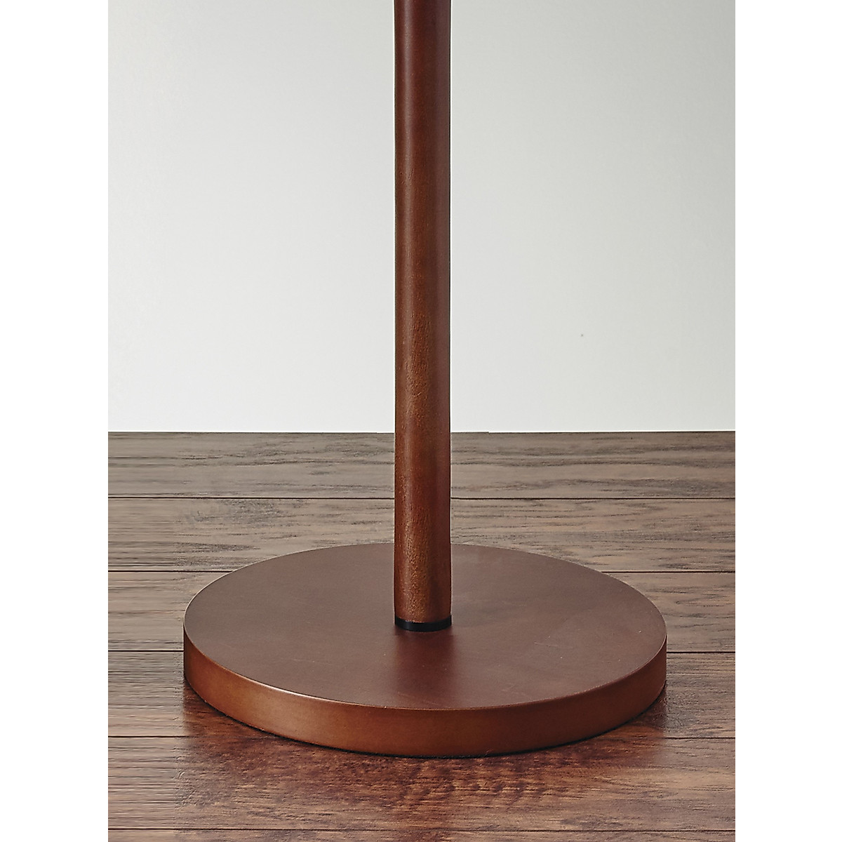 Adesso Home 3338-15 Transitional One Light Floor Lamp from Hamptons Collection in Bronze/Dark Finish, Brown and Beige