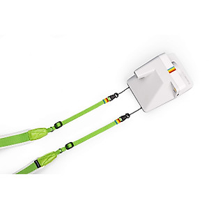 Polaroid Camera Strap Flat – Green Stripe