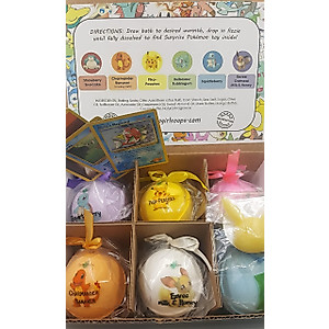 Bath Bomb Toys Inside Bath Bombs, Huge Balls (5 oz) Safe, Great for Bubble Baths, Perfect for Little Girls and Boys (6 Count) Pack of 1