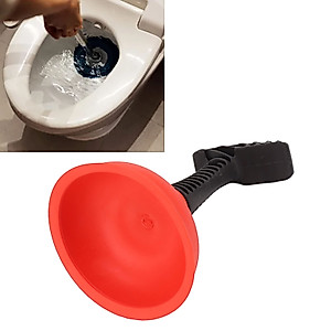 Gigicial Sink Plunger Sink and Drain Plunger Powerful Plunger Unclogging Tool for Kitchen Sink, Shower, Bathroom Drains, Bath(red)