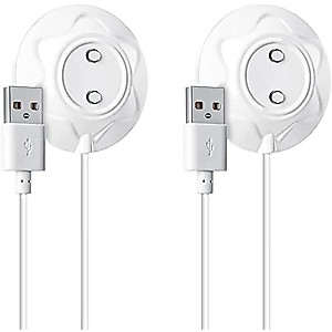 Only-12mm Standing Magnetic Adapter, Replacement Rose Charger, Fast Charging USB Cable Replacement Base Dock Station for Rose, 2pack