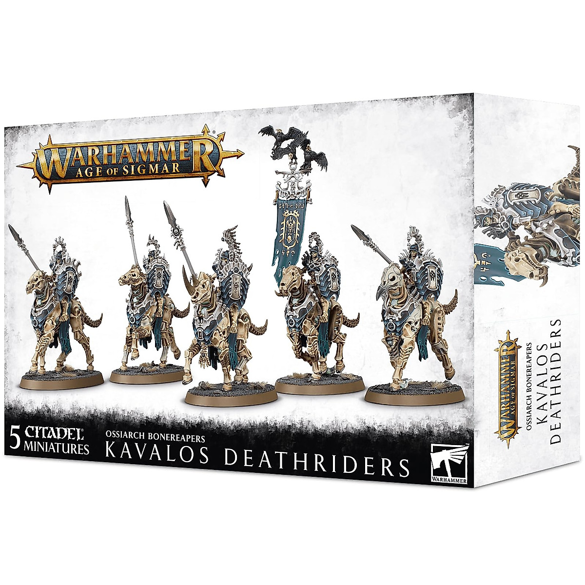 Games Workshop - Warhammer Age of Sigmar - Ossiarch Bonereapers Kavalos Deathriders