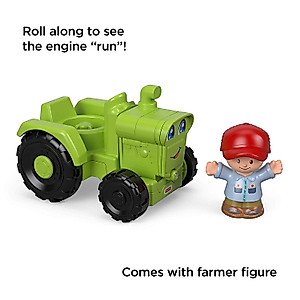 Fisher-Price Little People Rescue Fire Truck and Helpful Harvester Tractor Bundle