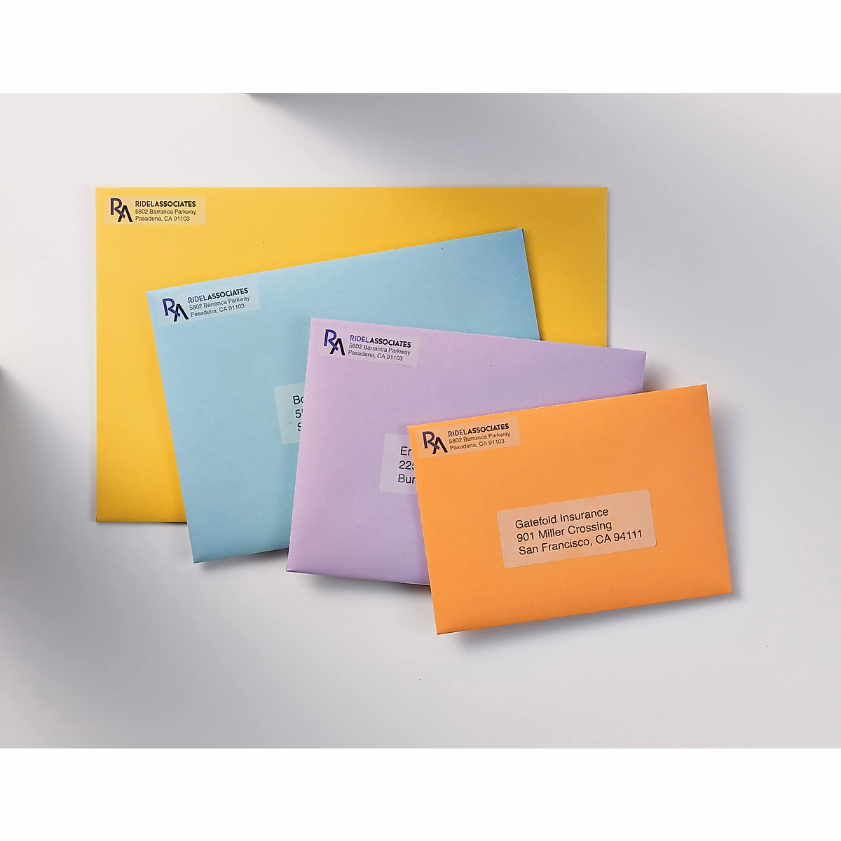 Avery Printable Return Address Labels with Sure Feed, 0.5" x 1.75", Matte Clear, 800 Blank Mailing Labels (15667)