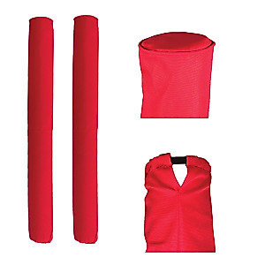 Mad Dog Boat Trailer Guide Pole Pad and Cover with Capped Ends | 60 Inch | Heavy Duty UV Fade Proof Canvas | Set of Two