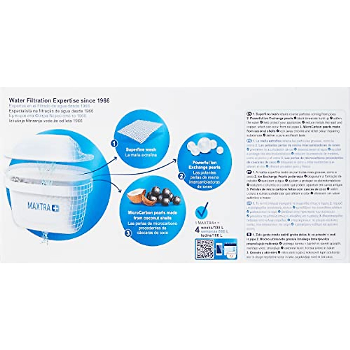 Brita Maxtra PLUS – Filter Cartridge, White, 5 + 1