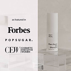 Act+Acre Plant-Based Dry Shampoo - Natural and Unscented Powder Spray Shampoo with Fulvic Acid and Rice Refresh Oily Hair and Restore Volume - Dry Shampoo for All Hair Types - (Now 30% Bigger)