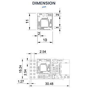 youyeetoo Sipeed M0S Dock tinyML RISC-V BL616 wireless Wifi6 Module development board,TinyMaix, IOT module, support BT 5.2 and zigbee (Bundle A)