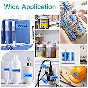 NineLeaf 3 Pack Compatible Label Tape Replacement for Brother TZe551 TZe-551 TZ-551 TZ551 Black on Blue Laminated Tapes 24mm 1'' x 26.2 ft Work with P-Touch PT-D600 PT-P710BT 2730 E500 Label Maker