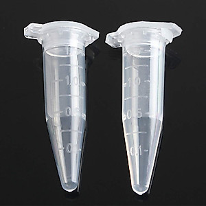 1.5ml Microcentrifuge Tube with Graduated, PP Materia (Pack of 500)