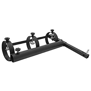 MOOFI Oxygen Tank Holder Cane Holder 2-in-1, Mobility Scooters & Power Chairs Accessories Suitable for Scooters & Power Chairs Equipped with 1" X 1" Hitch Receiver, 18.9" x 6" x 17.6"