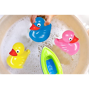 3" Floating Weighted Duck Set of 12 Assorted Colors