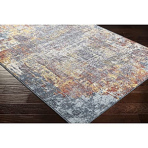 Artistic Weavers Eira Modern Abstract Area Rug, 7'10" x 10'3", Blue/Orange