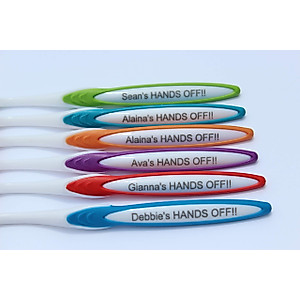 Personalized Gift, Personalized Toothbrushes, 2 Pack Manual Toothbrush Adults, Engraved