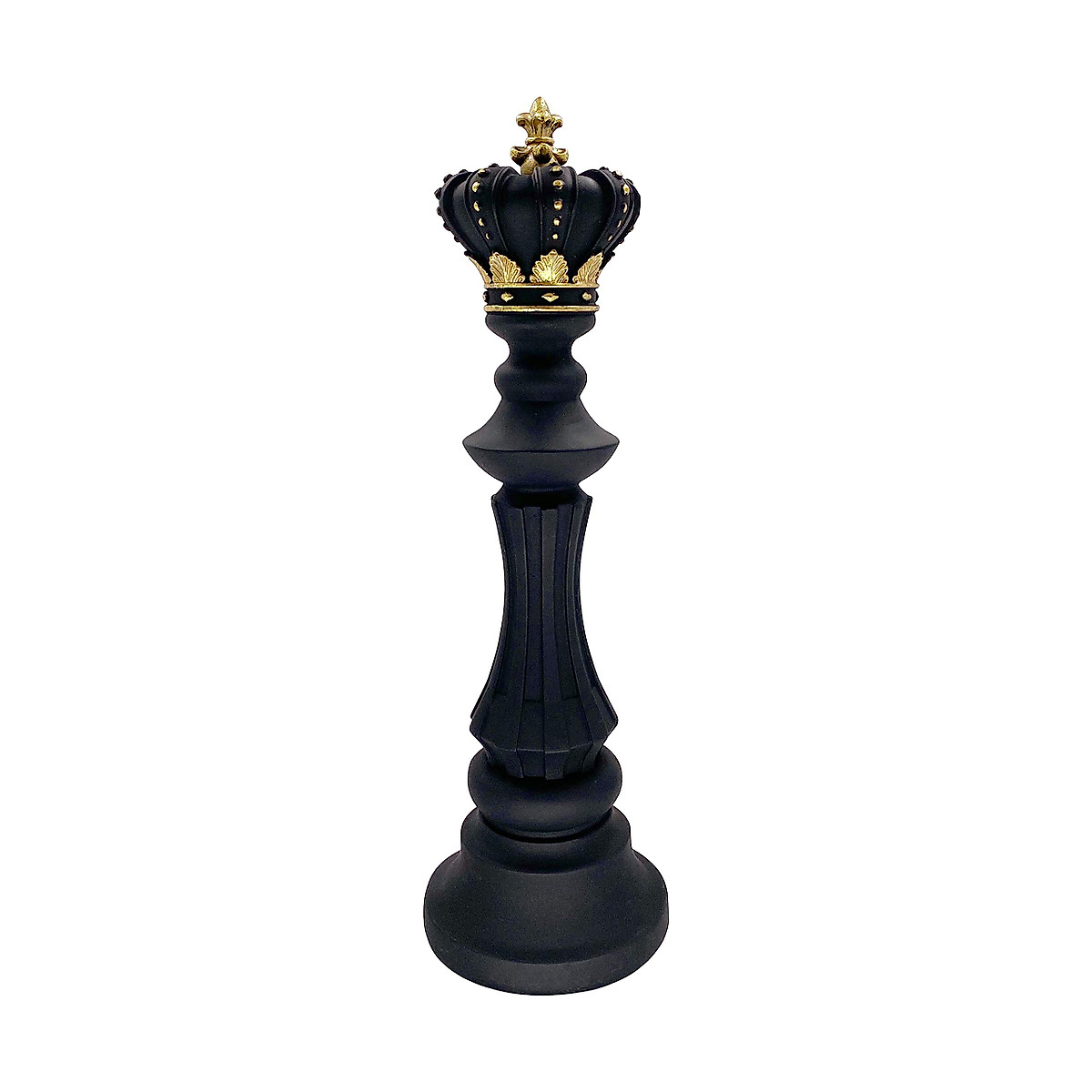 LOOYAR Three Pack Chess King Queen Knight Statue Sculpture Ornament Collectible Figurine Craft Furnishing for Home House Decoration Office Desk Table Wine Cabinet Arrangement Gift