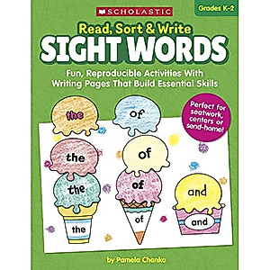 Scholastic Teacher Resources Read, Sort & Write Reproducible Workbook Bundle, Grade K-2