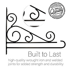 Wall Decor Flag Poles For Outside House Garden Banner Stand Home Decorations Room Tapestries HangingFancy Display Hanger Holder Power Coated Decorative Gifts Flag Accessories 11" x 15"