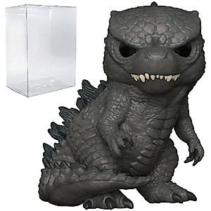 POP Godzilla vs Kong - Godzilla Funko Vinyl Figure (Bundled with Compatible Box Protector Case), Multicolor, 3.75 inches