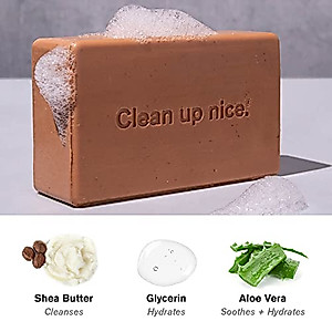 Every Man Jack Sea Salt 2-in-1 Mens Bar Soap - Wash and Shampoo for All Skin and Hair Types - Ultra Hydrating Made with Natural Ingredients like Shea Butter, Aloe Vera, Glycerin - 6oz