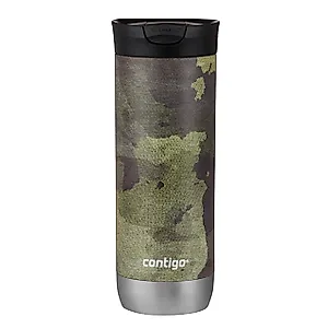 Contigo Huron Vacuum-Insulated Stainless Steel Travel Mug with Leak-Proof Lid
