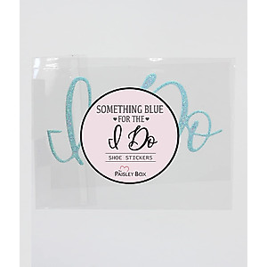 Something Blue "I Do" Stickers for Bridal Shoes, I Do Shoe Decal, I Do Wedding Shoe Decal, Bridal Shoe Decal, Something Blue, Something Blue for Bride, Something Blue for Bride on Wedding