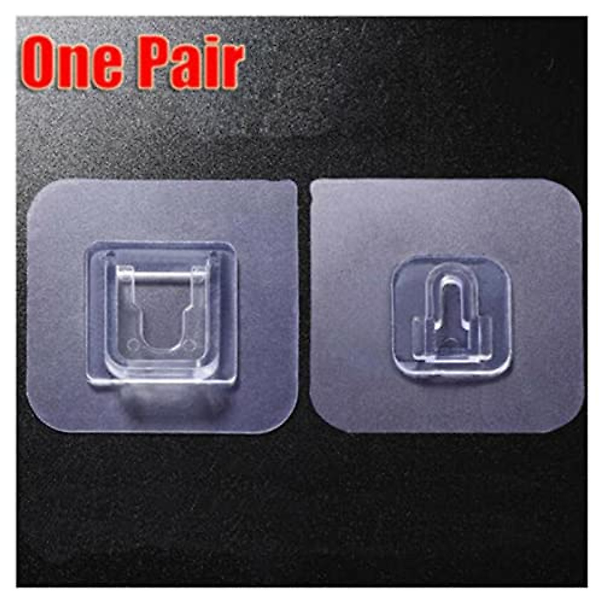 PETSOLA PVC Double-Sided Wall Utility Hooks