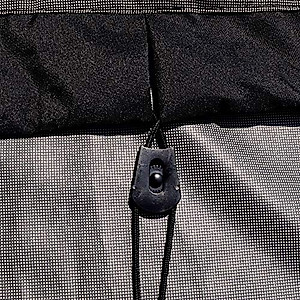 Budge NeverWet Mojave Patio Cushion Storage Bag, Black Ivory, 22" H x 48" W x 18" Deep