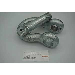 1 1/4" Shackle, 1.4" Pin, 12 Ton Bow Clevis Shackle, WLL 12T, Military Surplus, RG-31, Towing, Lifting, Pulling.