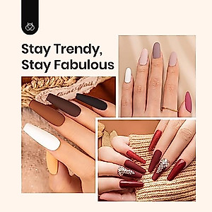 Beetles Matte Gel Top Coat - 15ML No Wipe Matte Top Coat U V Soak Off Nail Lamp Polish Matte Nail Polish Finish and Long Lasting Gift Set for Women Kit