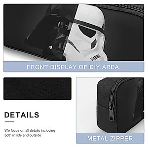 Fevedeco Stormtroper Cartoon Backpack Set 3 Pack Anime Junior Primary Schoolbag Lunch Box Pencil Case for Kids Shoulder Bags 17 Inch 3Pcs