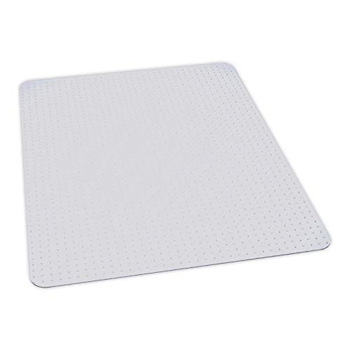 Chair Mat for Carpet- Medium Pile, 45" x 53" Rectangle, Clear Vinyl Beveled Edge