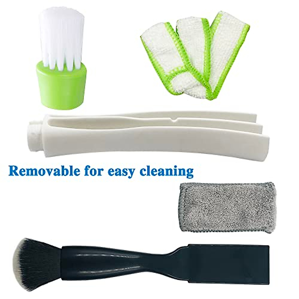 FineGood 2 Pcs Double Head Car Detailing Brushes, Car Brushes Soft Car Cleaning Kit Brush Interior Car Cleaner Detail Brushes for Car Clean