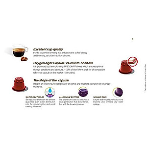 Gran Caffè Garibaldi Nespresso* compatible capsules (Decaf, 60 Count)