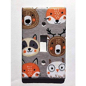 Fox Light Switch Plate Cover Various Sizes Offered