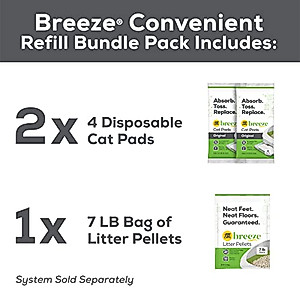 Purina Tidy Cats Breeze Litter System Cat Refill Bundle
