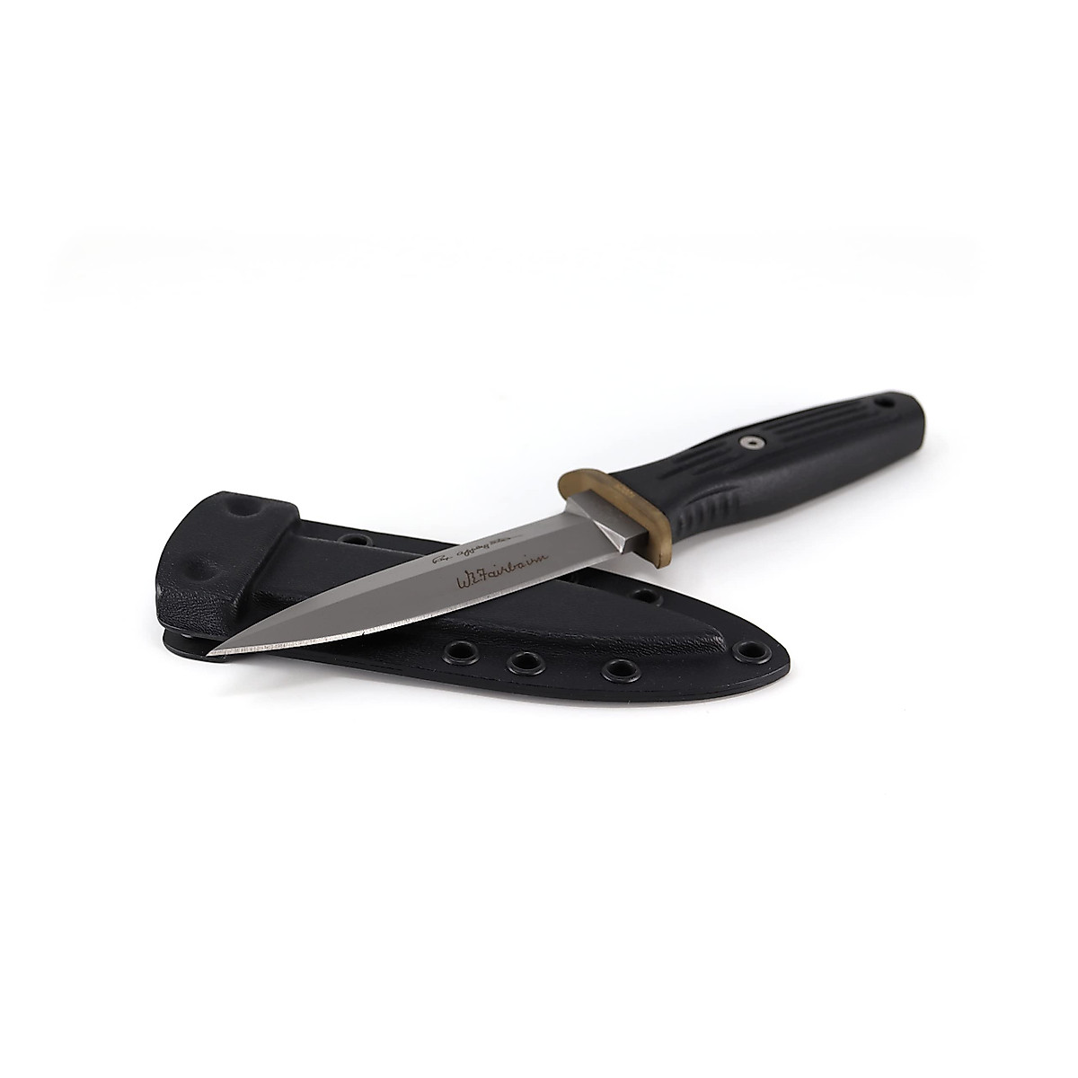 Böker Manufaktur Solingen Applegate-Fairbairn Boot Fixed Blade Knife, Outdoor, Camping Knife, Kydex Sheath and Large Tek-Lok Included, Made in Germany