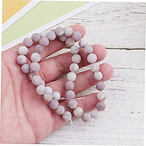 COHEALI 1 String Gemstone Bead Bracelet Loose Gemstones Round Beads Jewelery for Girl Bracelet Making Kit for Girl DIY Accessories Chokers for Jewelry Making Stone Beads Spacer Beads