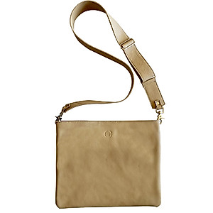 ALICIA DAKTERIS Alodie Italian Leather Crossbody Bags for Women - Handcrafted Genuine Leather Handbags with 55” Adjustable Strap