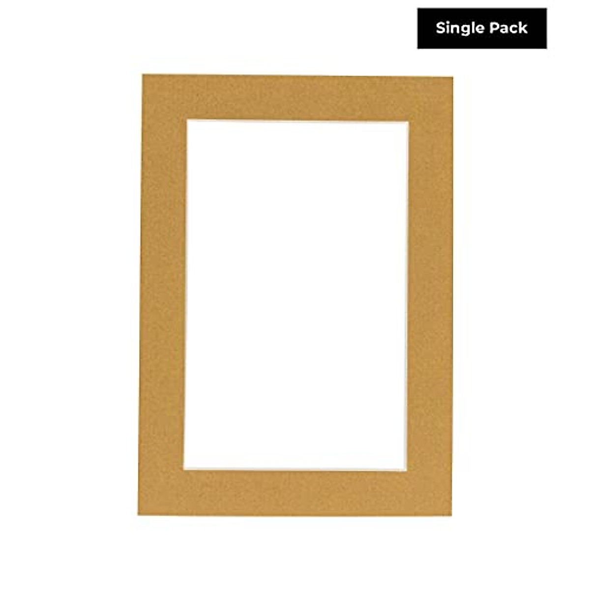 6x10 Mat Bevel Cut for 4x8 Photos - Acid Free Rattan Beige Precut Matboard - For Pictures, Photos, Framing - 4-ply Thickness